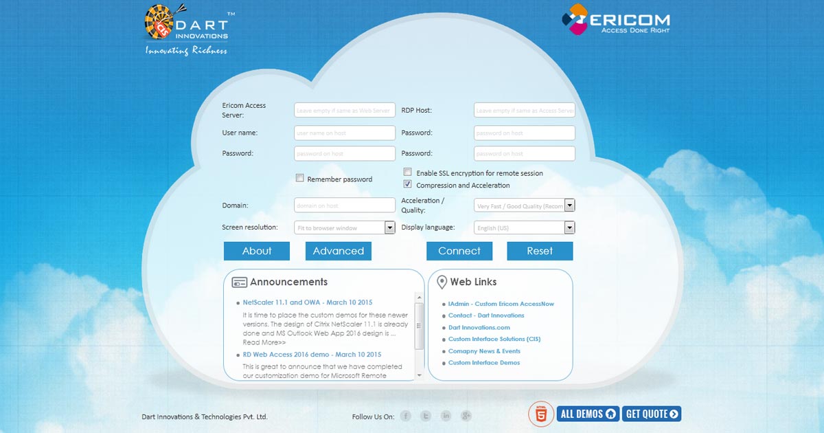 Ericom AccessNow - Web and Mobile development Company – Web & Mobile ...